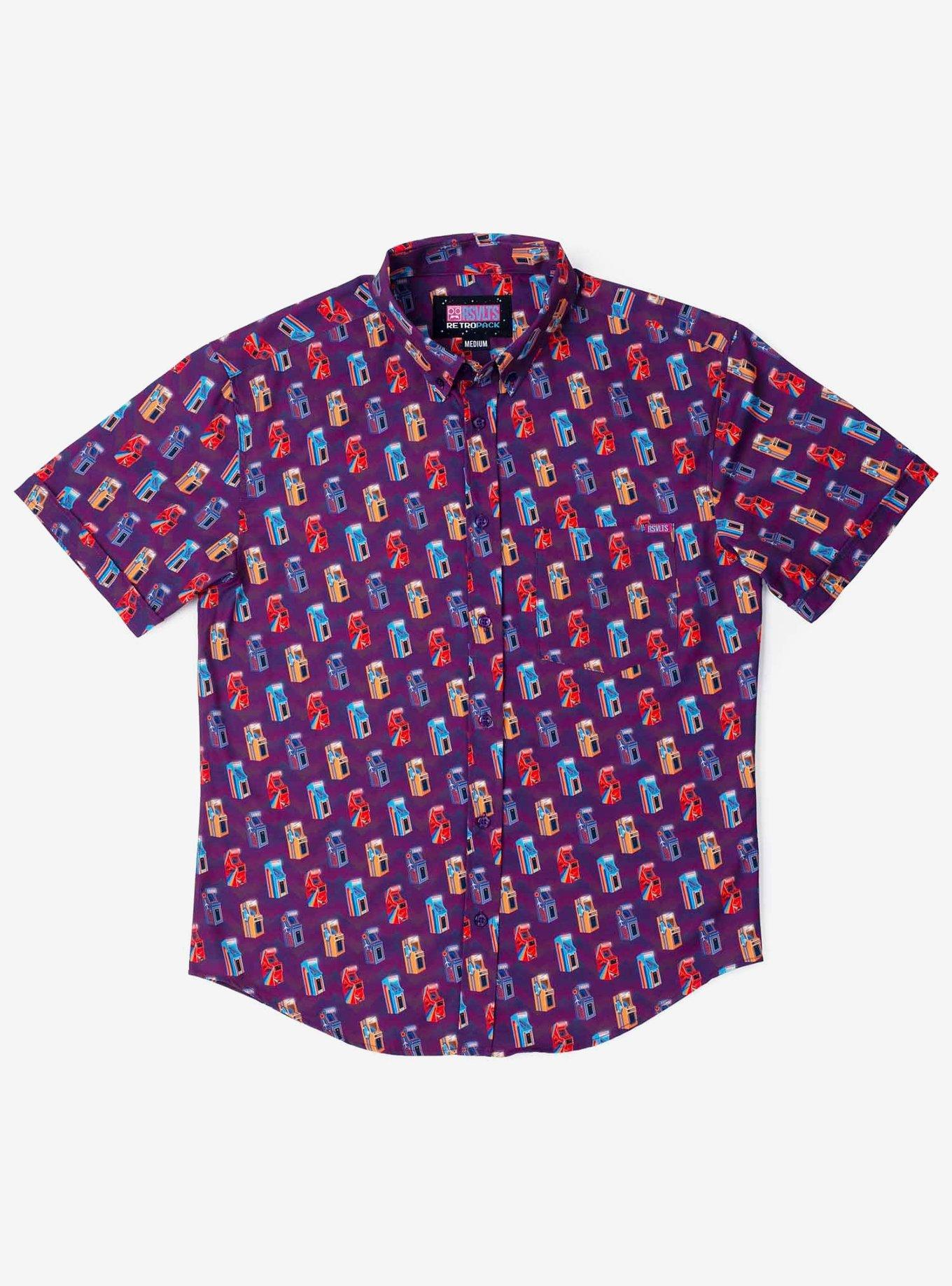 RSVLTS Retro Pack "Game Over" Button-Up Shirt | BoxLunch