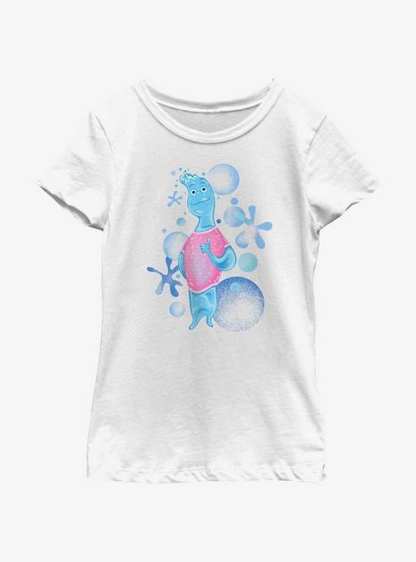 Disney Pixar Elemental Wade Water Element Youth Girls T-Shirt - WHITE ...