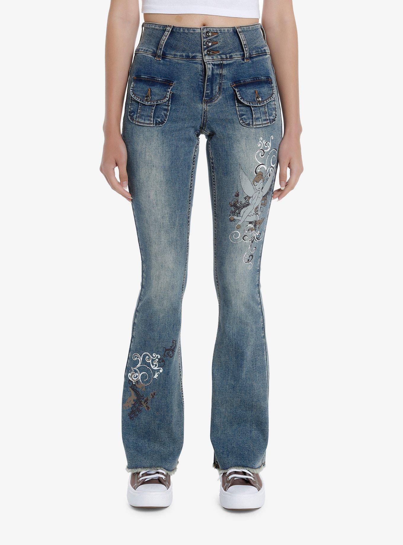 Disney Tinker Bell Low-Rise Jeans | Her Universe