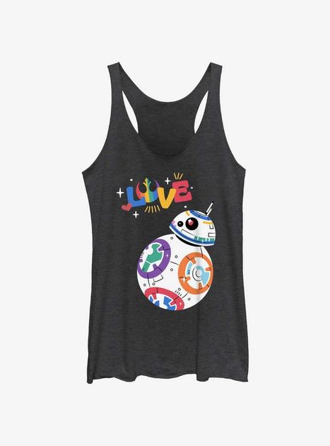 Star Wars Love Rebel BB8 Pride Tank Top - BLACK | BoxLunch