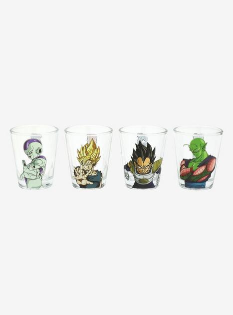 Dragon Ball Z Heroes and Villains Character Mini Glass Set | BoxLunch