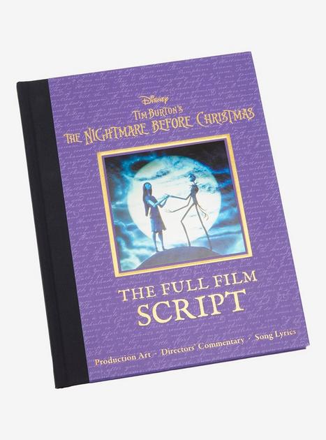 Disney The Nightmare Before Christmas: The Full Film Script | BoxLunch
