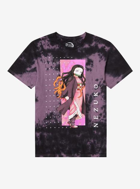 Demon Slayer: Kimetsu No Yaiba Nezuko Dots Tie-Dye T-Shirt | Hot Topic
