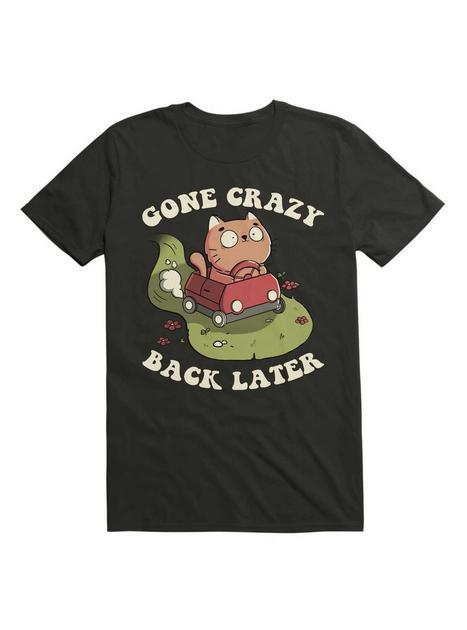 Kitten Gone Crazy Back Later T-Shirt - BLACK | Hot Topic