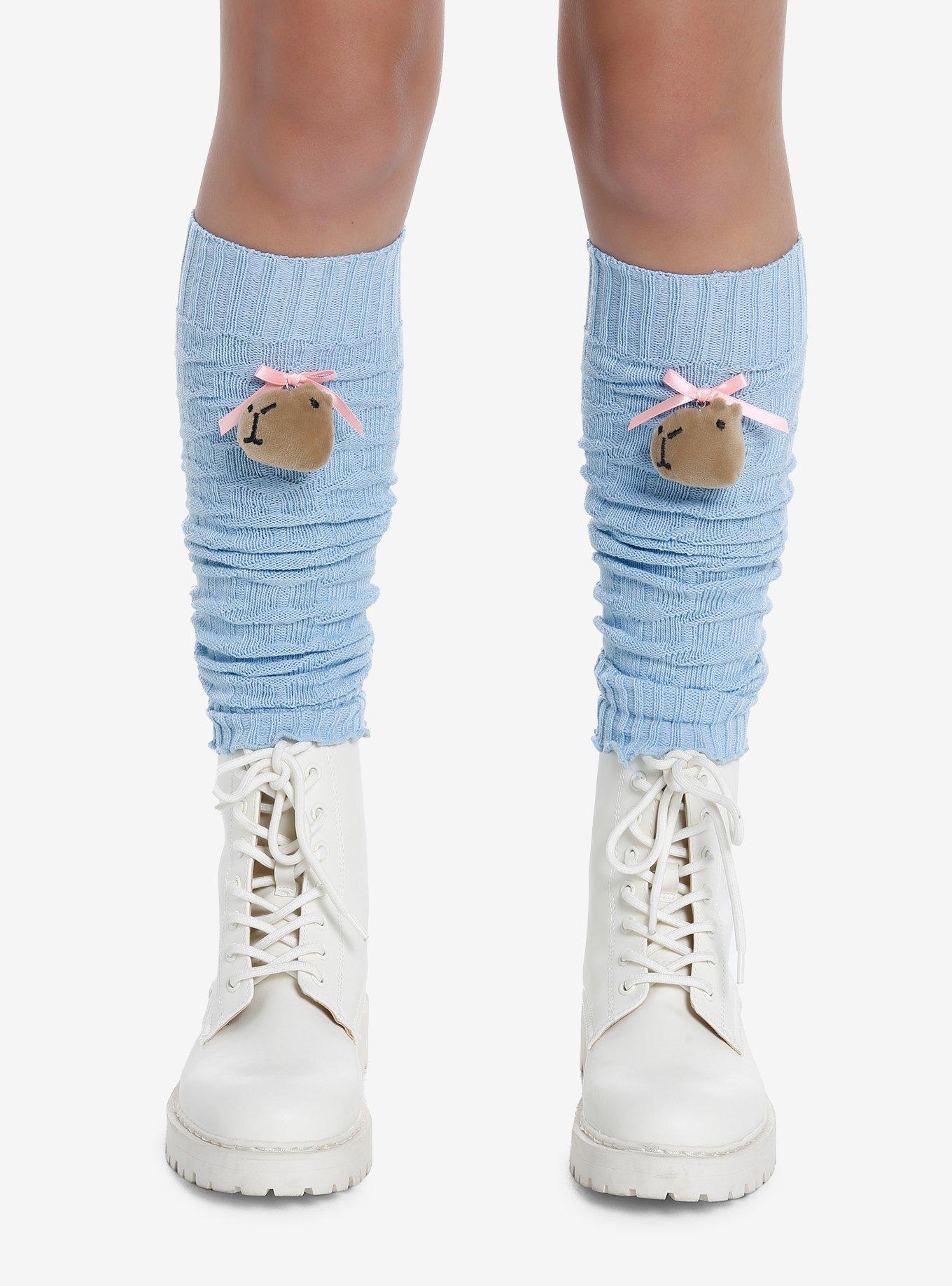 Capybara Plush Leg Warmers Hot Topic