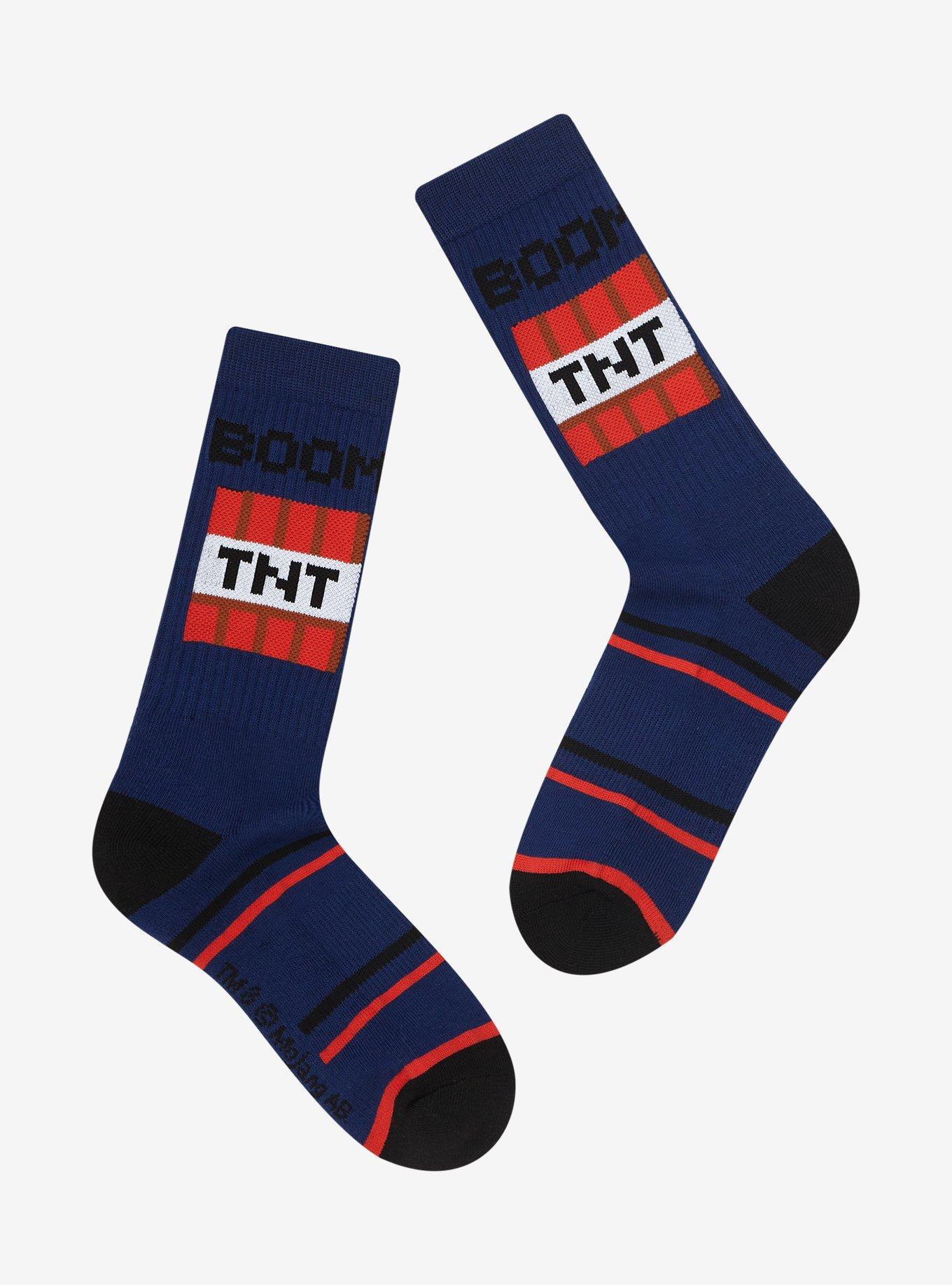 Minecraft TNT Crew Socks | Hot Topic