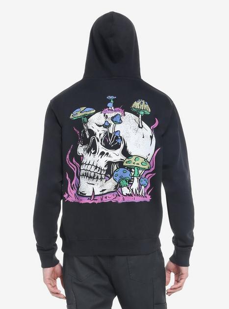 Trippy Skull Mushroom Hoodie | Hot Topic
