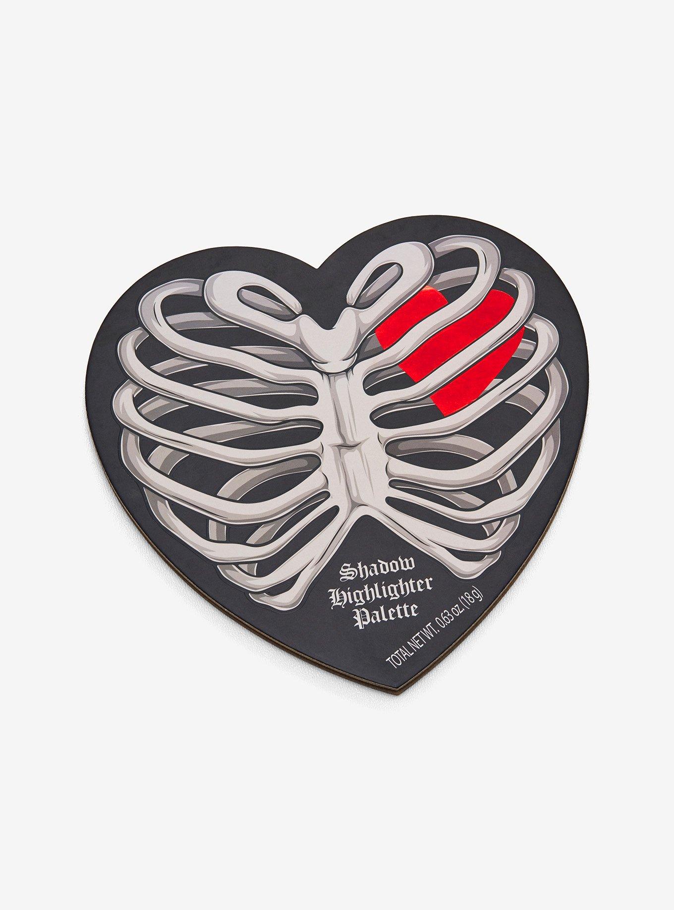 Hot Topic Heart Rib Cage Eyeshadow & Highlighter Palette at Hamilton ...
