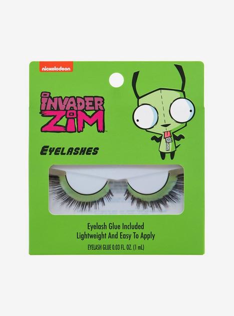 Invader Zim GIR Green & Black Faux Eyelashes | Hot Topic