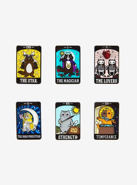 Horror Cats Tarot Card Blind Box Enamel Pin | Hot Topic