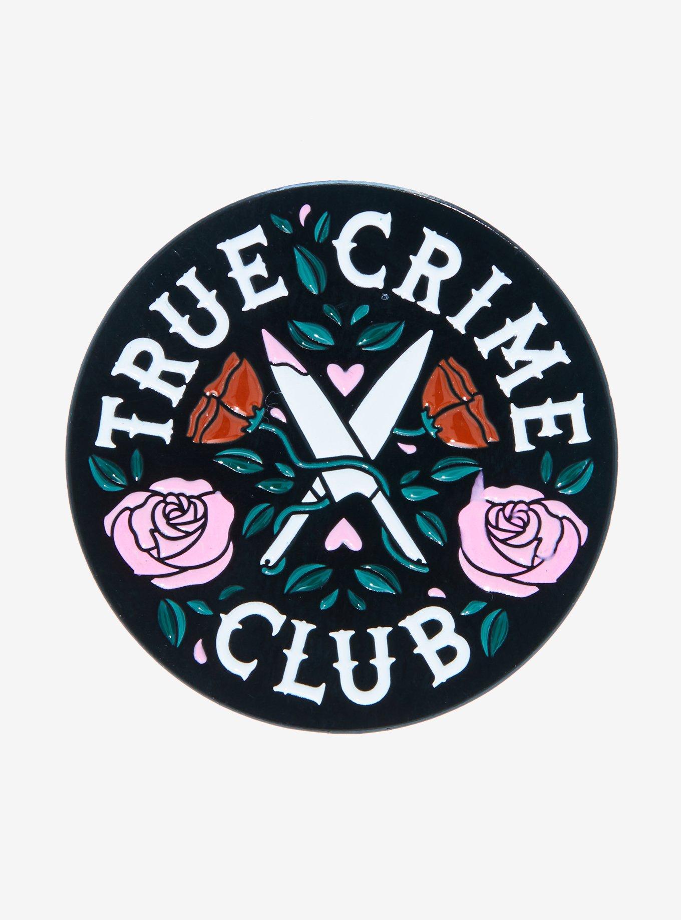 True Crime Club Enamel Pin By F&F | Hot Topic