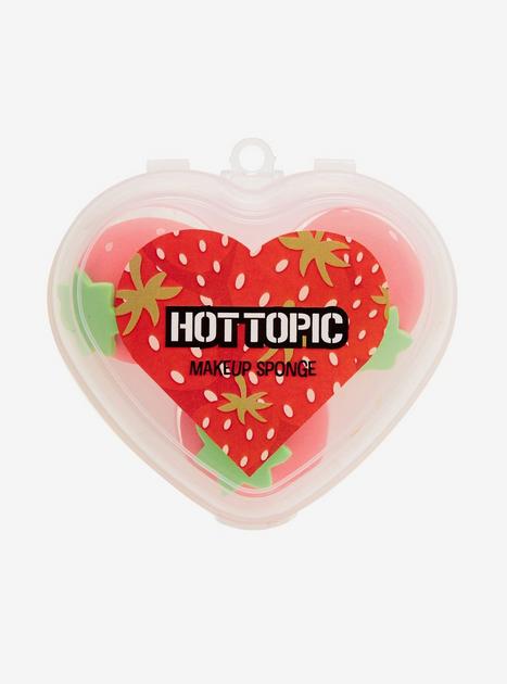 Strawberry Makeup Sponge Set Hot Topic