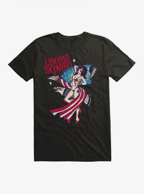 Lynyrd Skynyrd Tattoo Bikini Girl T-Shirt - BLACK | Hot Topic