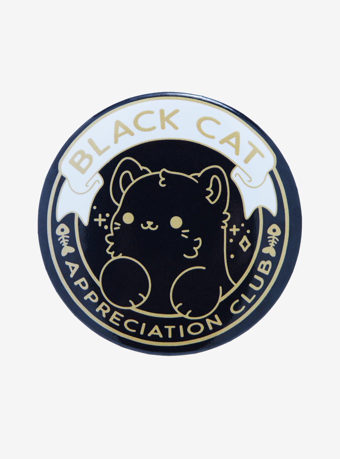 Black Cat Appreciation 3 Inch Button By Bright Bat Design | Hot Topic