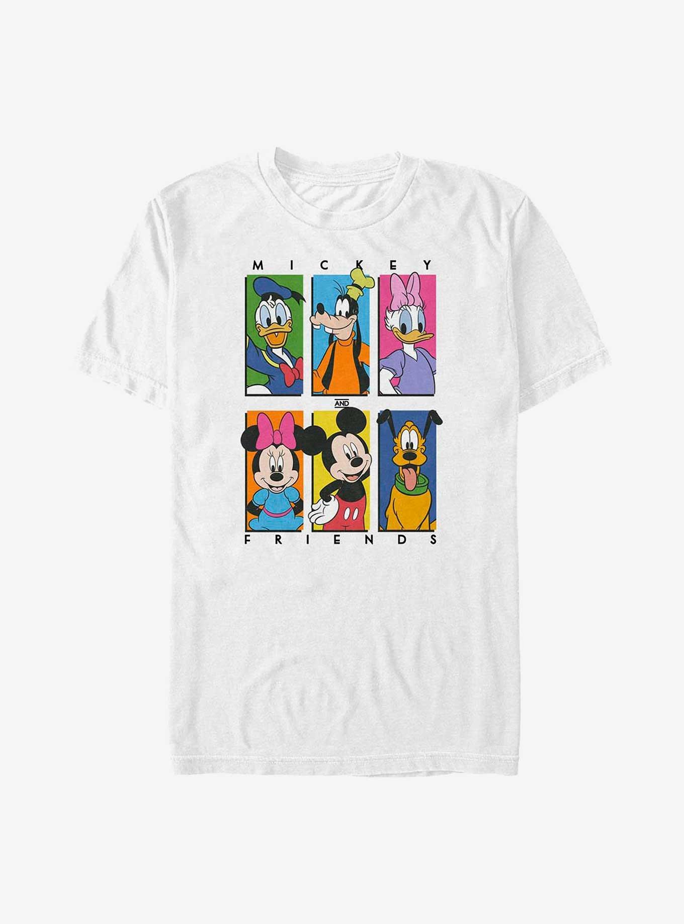Disney Mickey Mouse Six Up Big & Tall T-Shirt - WHITE | BoxLunch