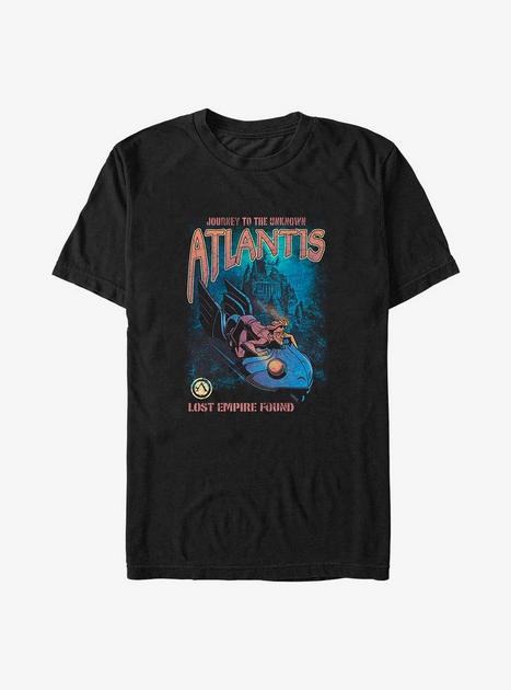 Disney Atlantis: The Lost Empire Atlantis Found Big & Tall T-Shirt ...