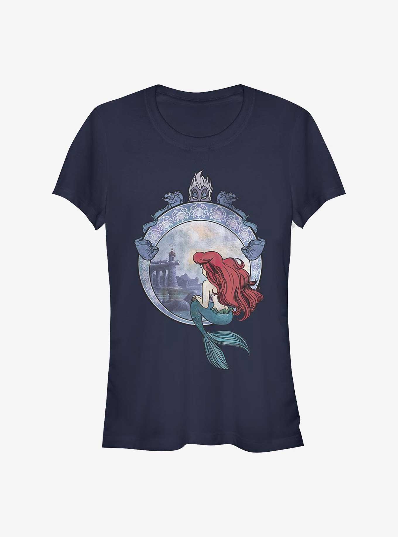 Disney The Little Mermaid Ariel Dreaming Of Your World Girls T-Shirt ...