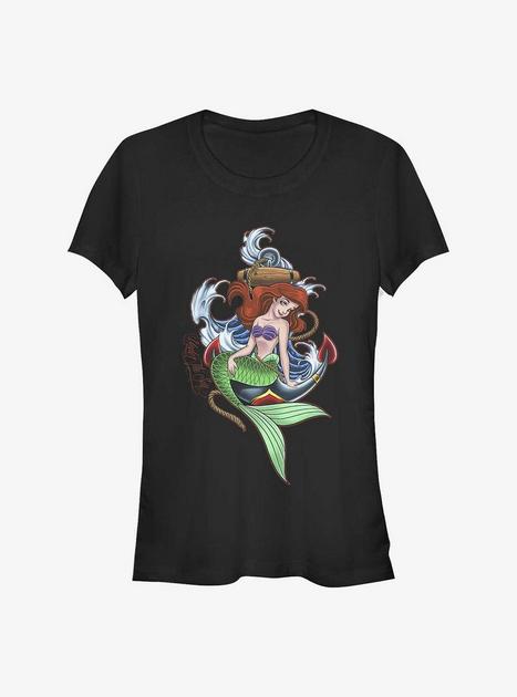 Disney The Little Mermaid Under The Sea Girls T-Shirt - BLACK | Hot Topic