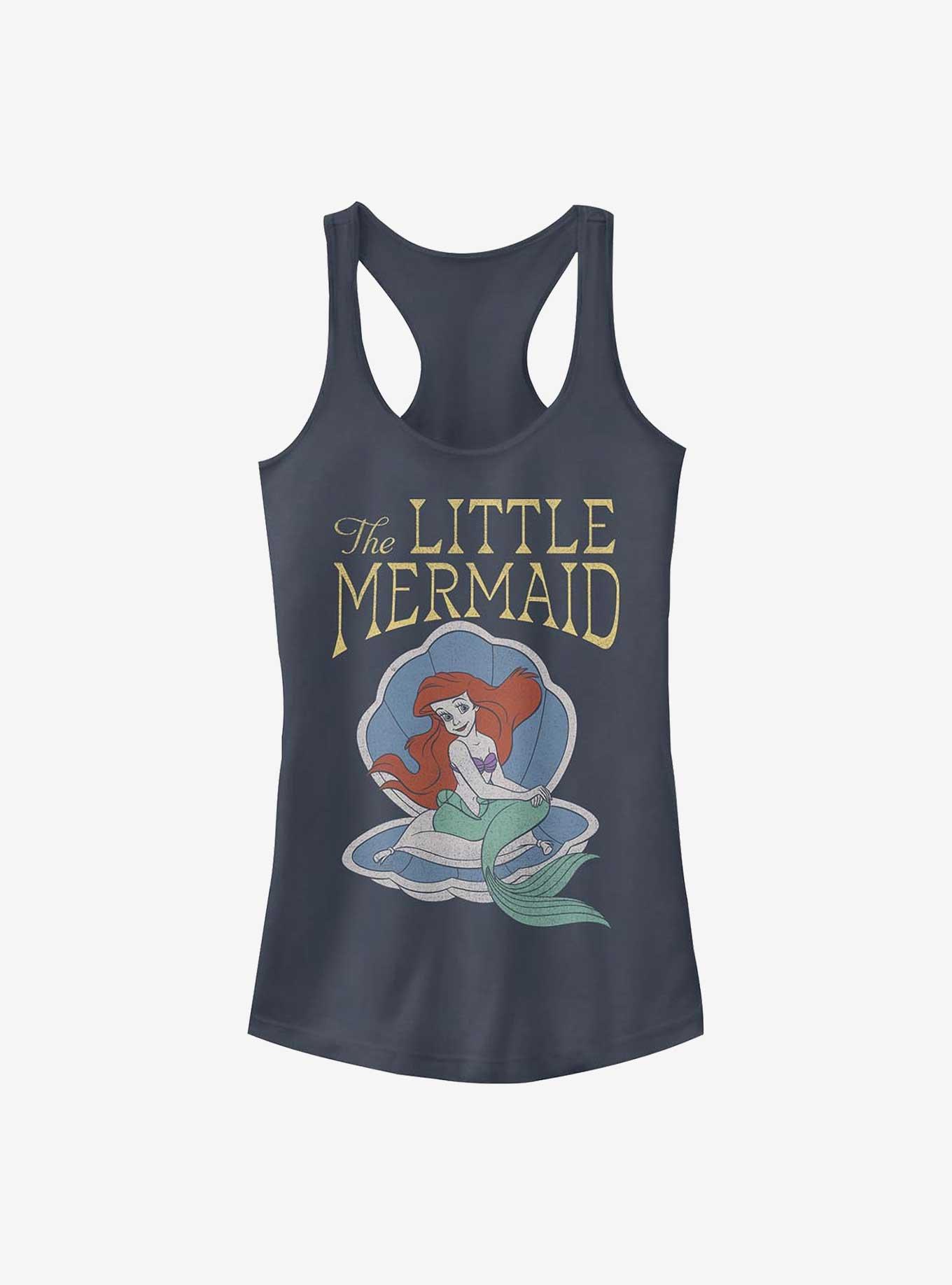 Disney The Little Mermaid Clam Shell Cutie Girls Tank - BLUE | Hot Topic