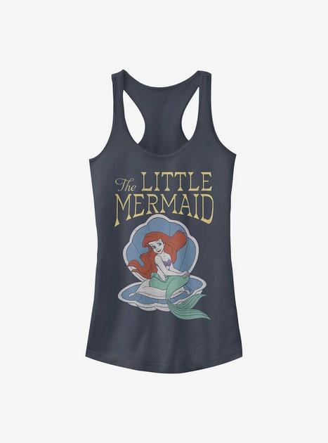 Disney The Little Mermaid Clam Shell Cutie Girls Tank - BLUE | Hot Topic