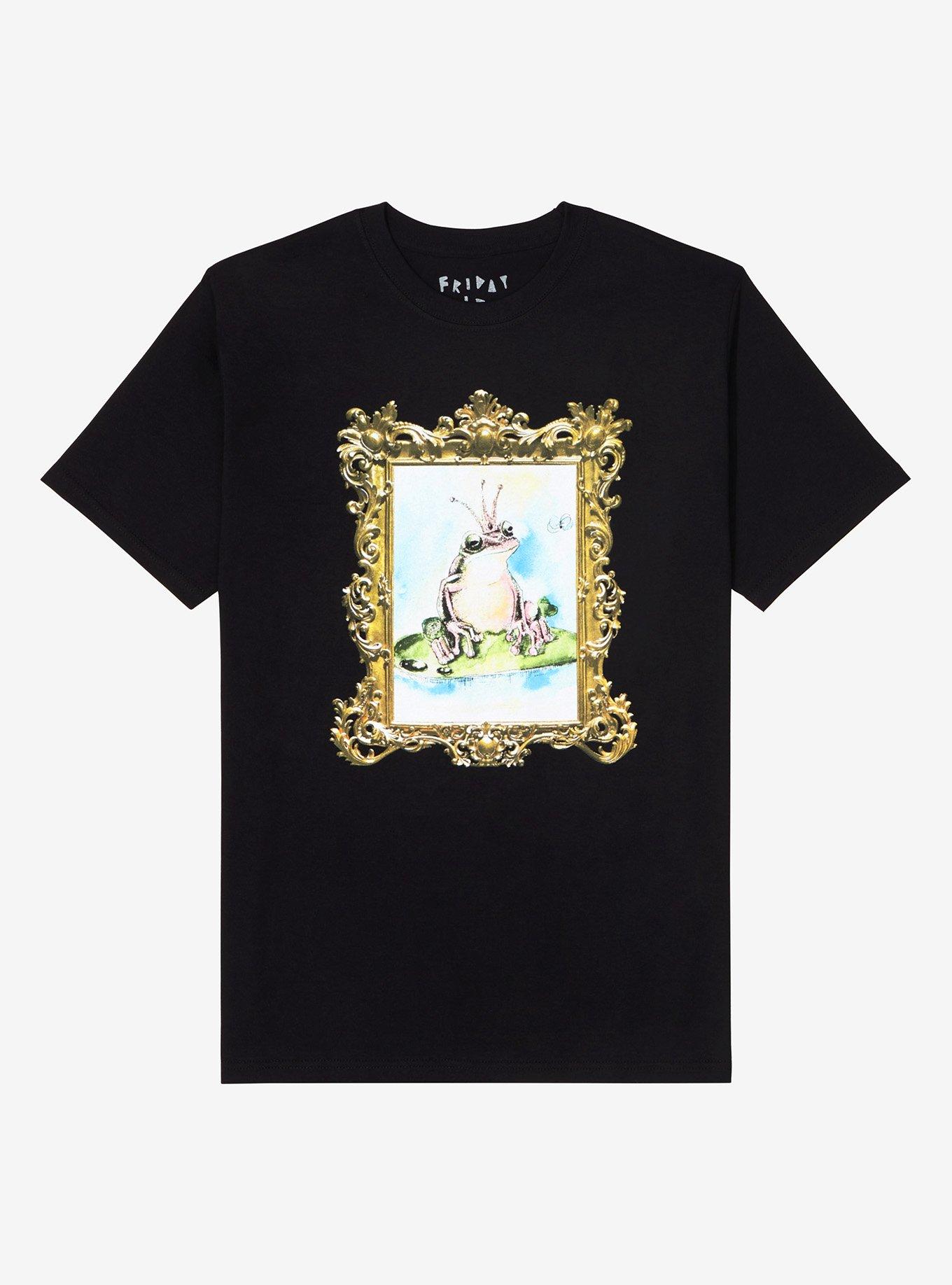 Frog King Gold Frame T-Shirt By Friday Jr | Hot Topic