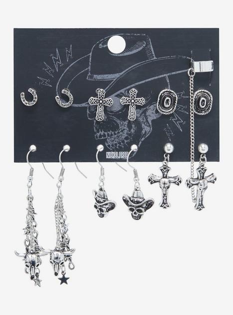 Western Cowboy Earring Set | Hot Topic