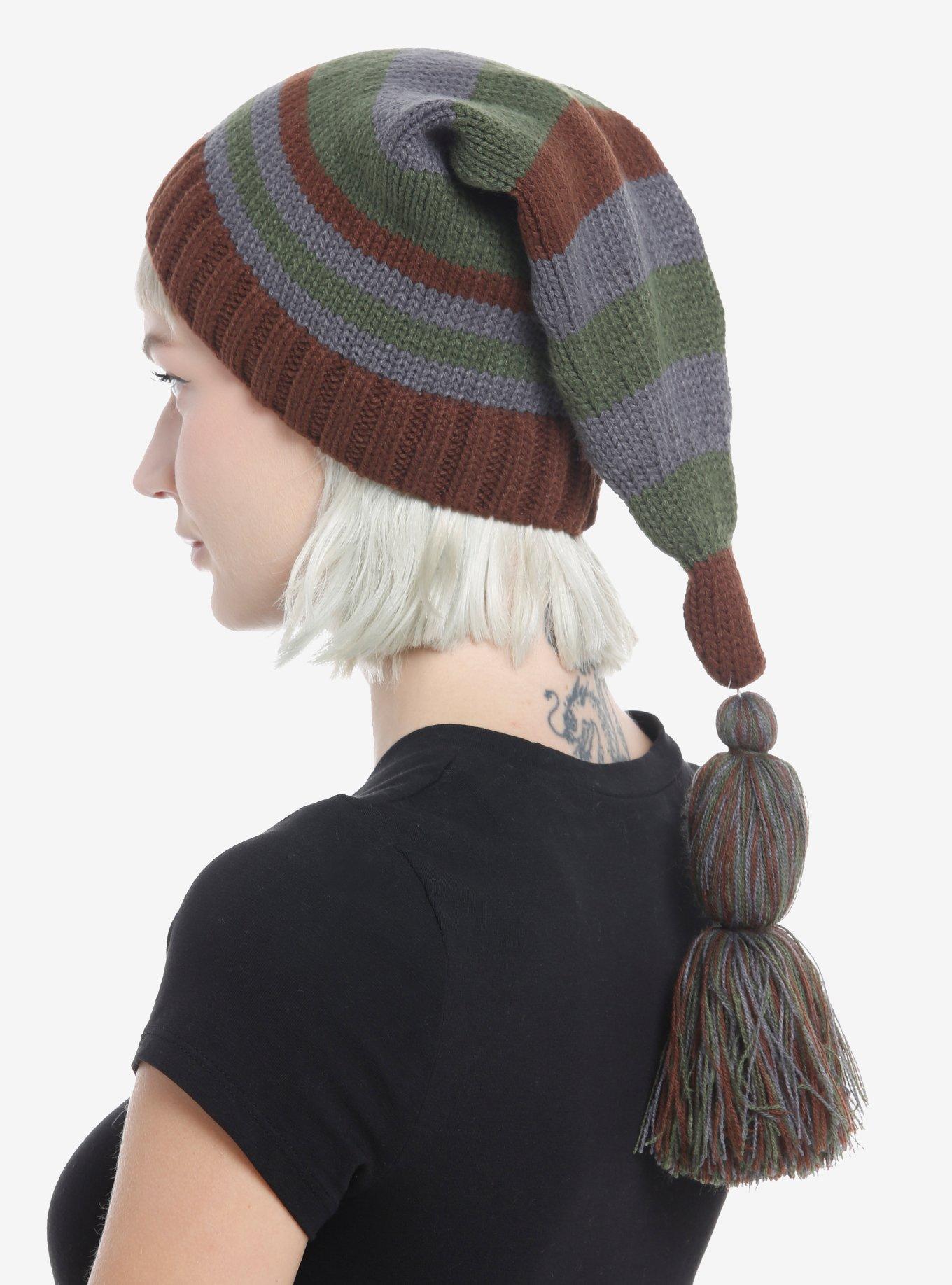 Fall Stripe Slouch Beanie | Hot Topic