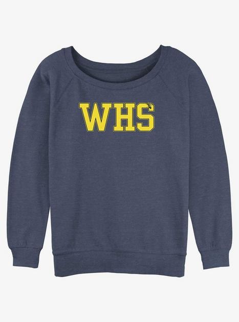 Yellowjackets WHS High School Logo Womens Slouchy Sweatshirt - BLUE ...