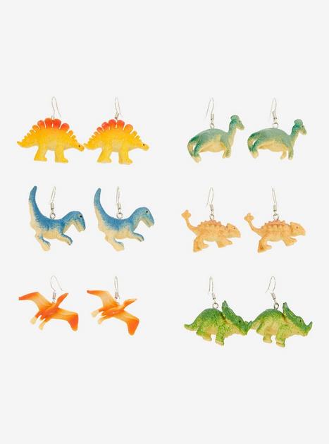 Dinosaur Drop Earring Set | Hot Topic