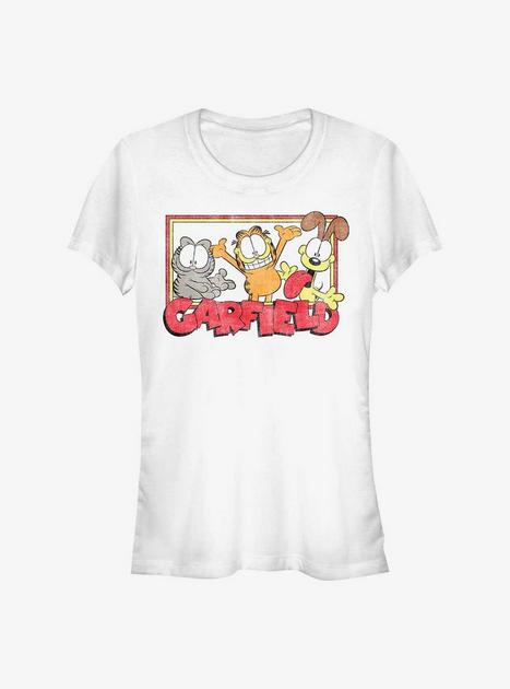 Garfield, Nermal & Odie Girls T-Shirt - WHITE | Hot Topic