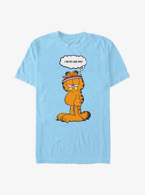 Garfield Leg Day T-Shirt - BLUE | Hot Topic