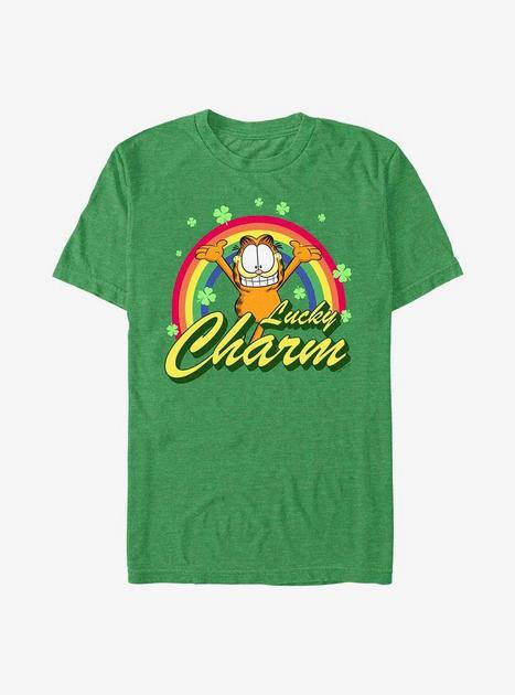 Garfield Lucky Charm T-Shirt - GREEN | Hot Topic