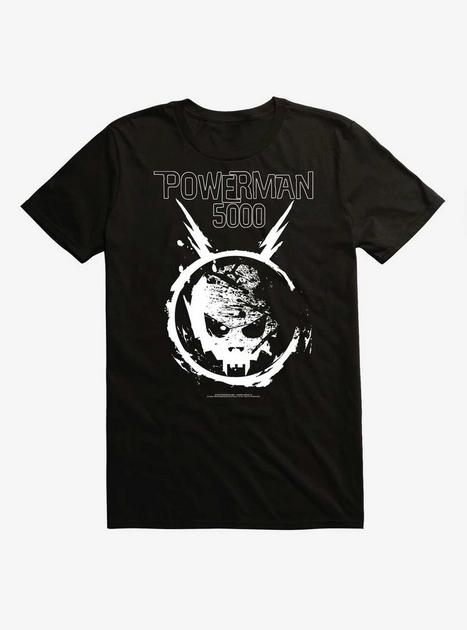 Powerman 5000 Logo Extra Soft T-Shirt - BLACK | Hot Topic