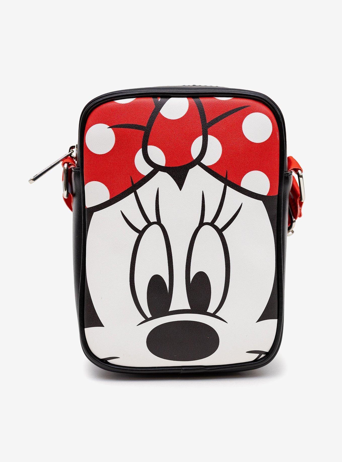 Disney Minnie Mouse Face Close Up Crossbody Bag | BoxLunch