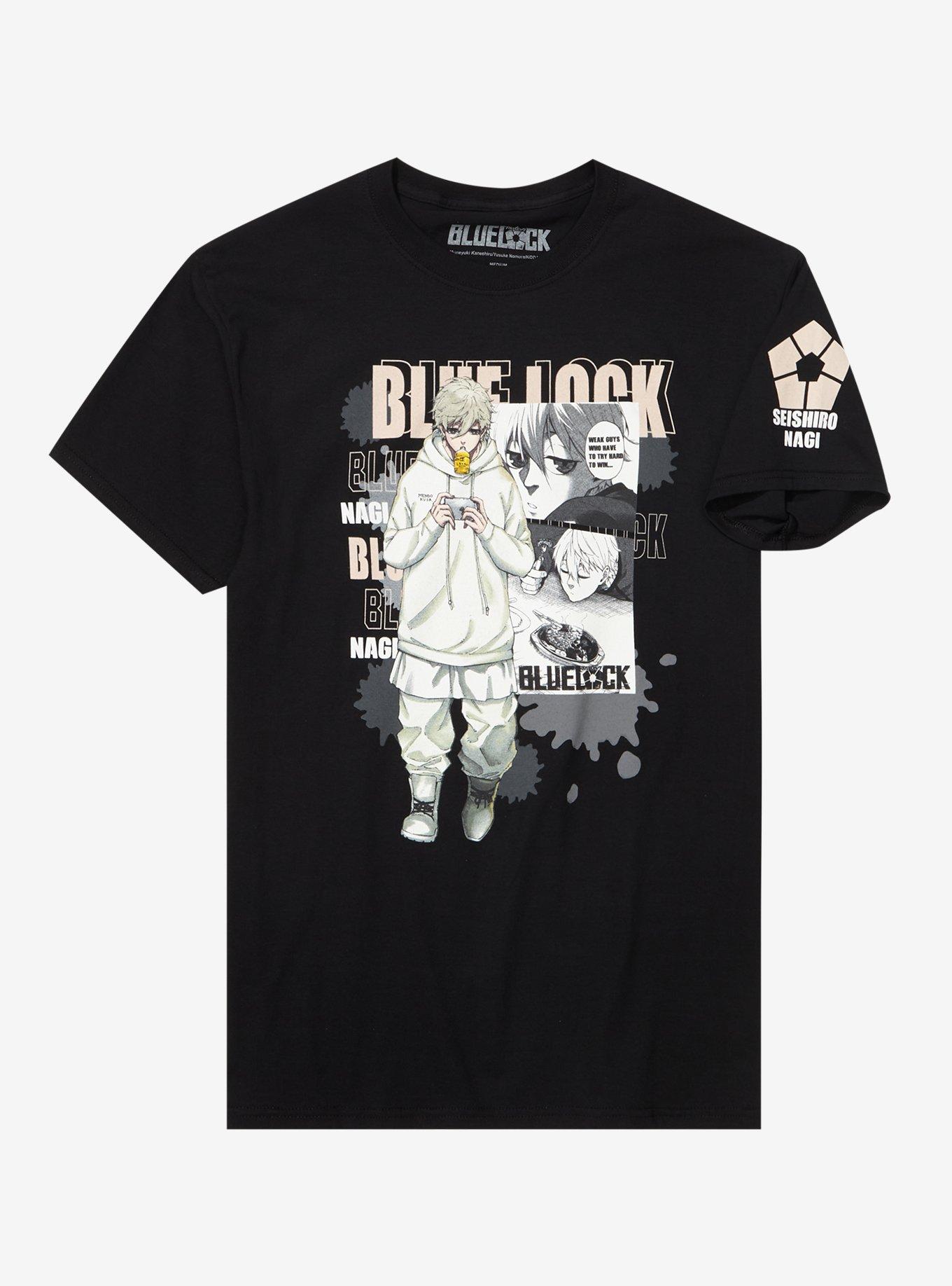Hot Topic Blue Lock Nagi Portrait Panels T-Shirt | Hawthorn Mall