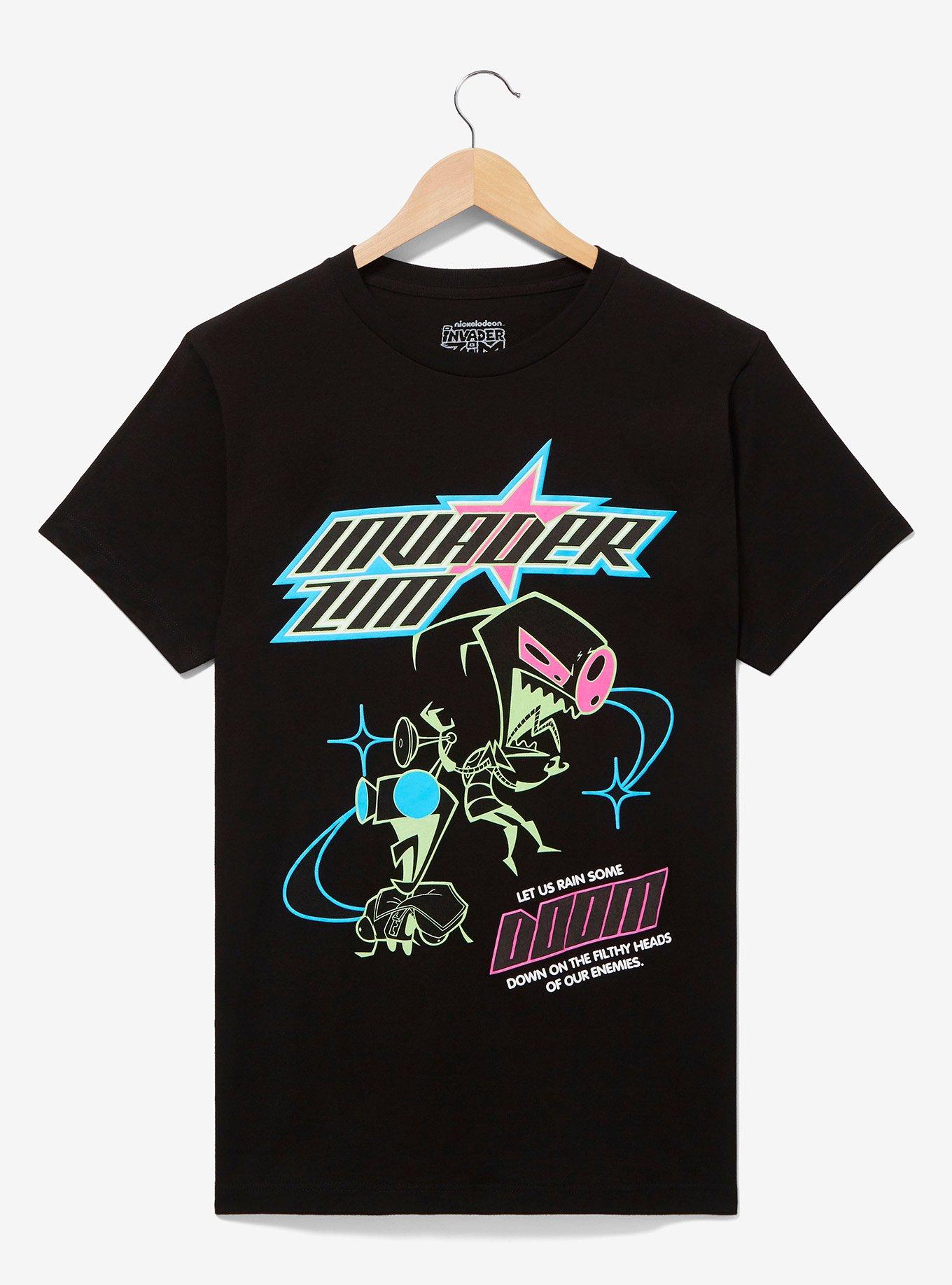 Invader Zim GIR & Zim Tonal Portrait T-Shirt - BoxLunch Exclusive ...