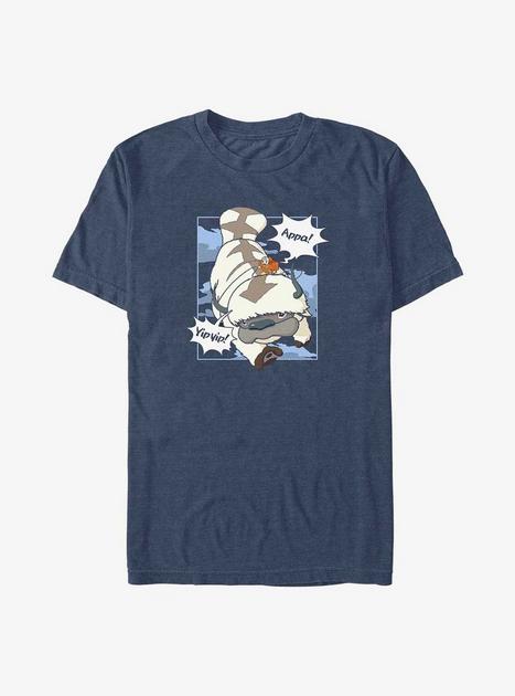 Avatar: The Last Airbender Appa Yip Yip Big & Tall T-Shirt - BLUE | Hot ...
