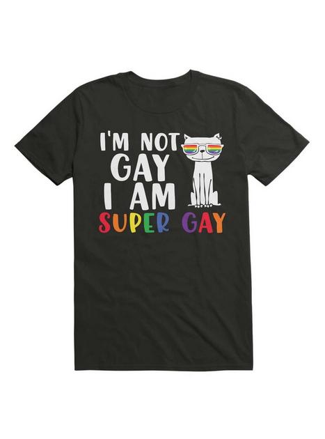 I'm Not Gay I Am Super Gay T-Shirt | Hot Topic