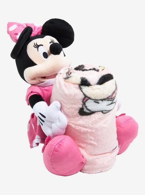 Disney Minnie Mouse Character Hugger Pillow & Silk Touch Throw Set ...