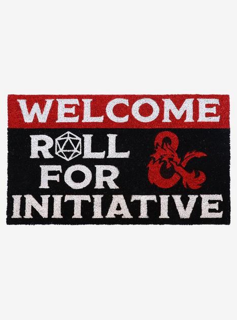 Dungeons & Dragons Welcome Roll for Initiative Doormat | BoxLunch