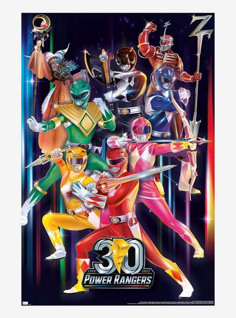 Power Rangers 30th Anniversary Poster | Hot Topic