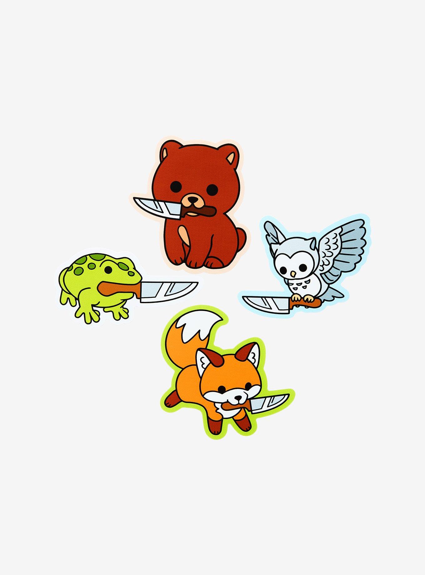 Cute & Deadly Animals Sticker Pack | Hot Topic