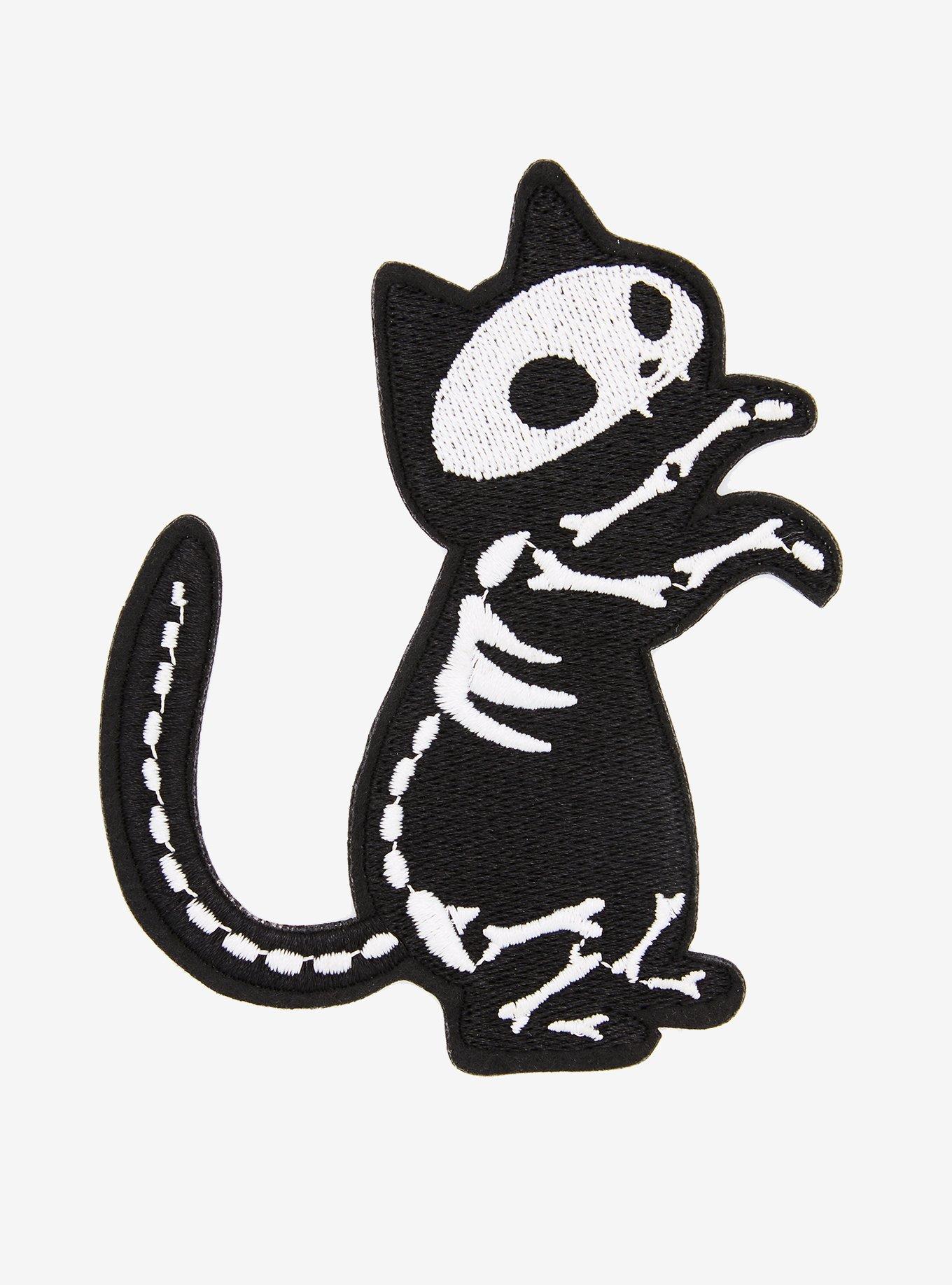 Cat Skeleton Patch | Hot Topic