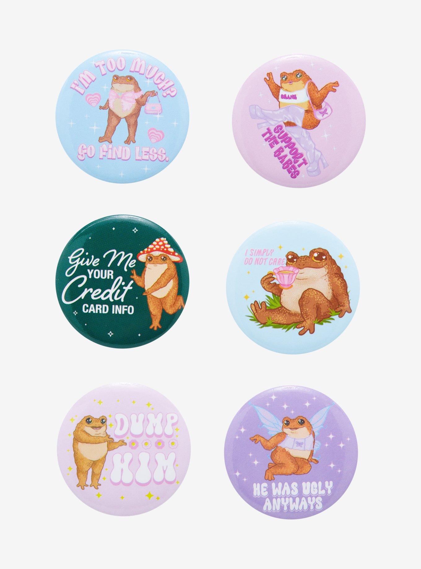 Toad Button Set By A Ziggies | Hot Topic
