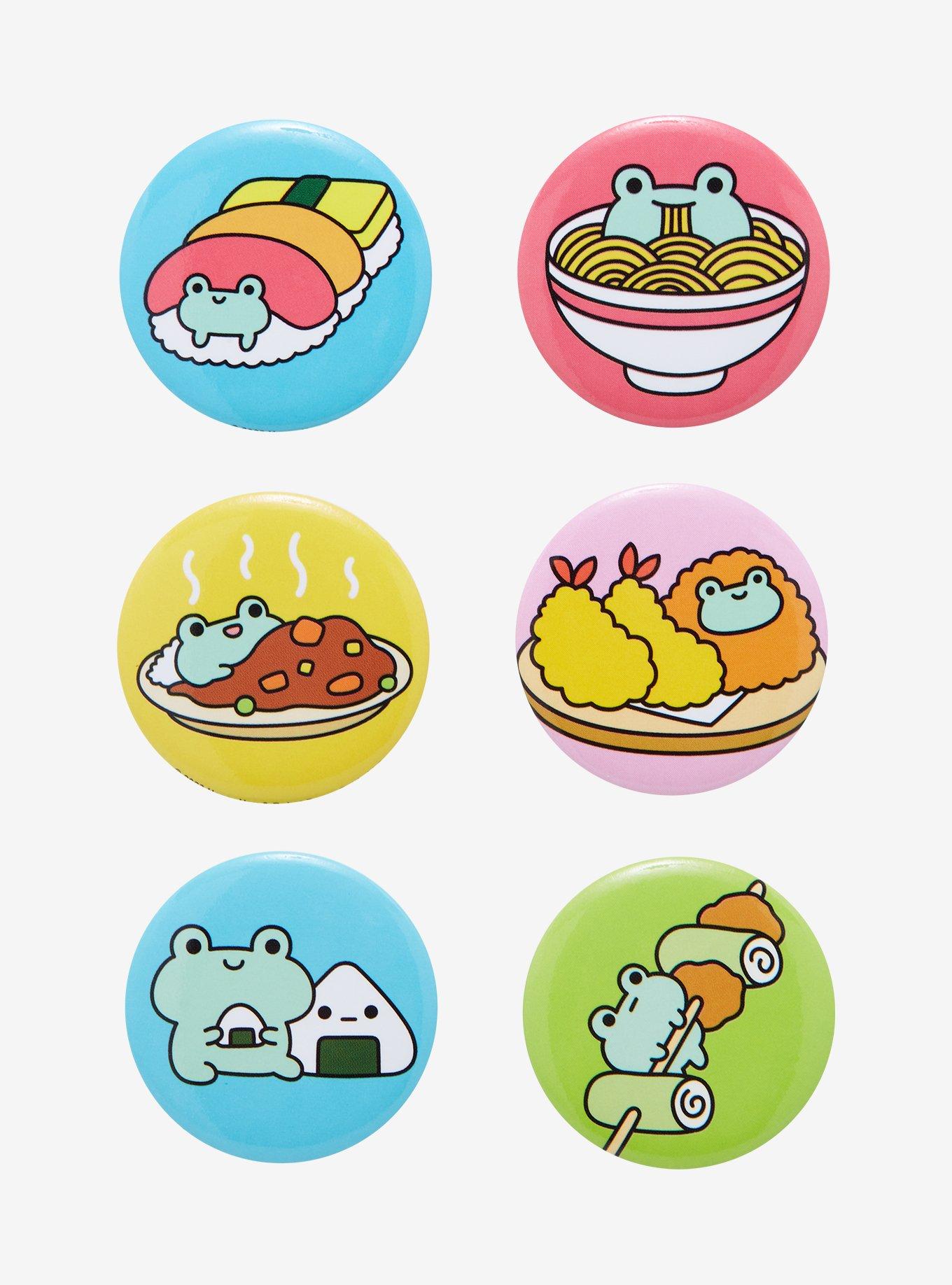 Frog Food Button Set By Robot Dance Battle | Hot Topic