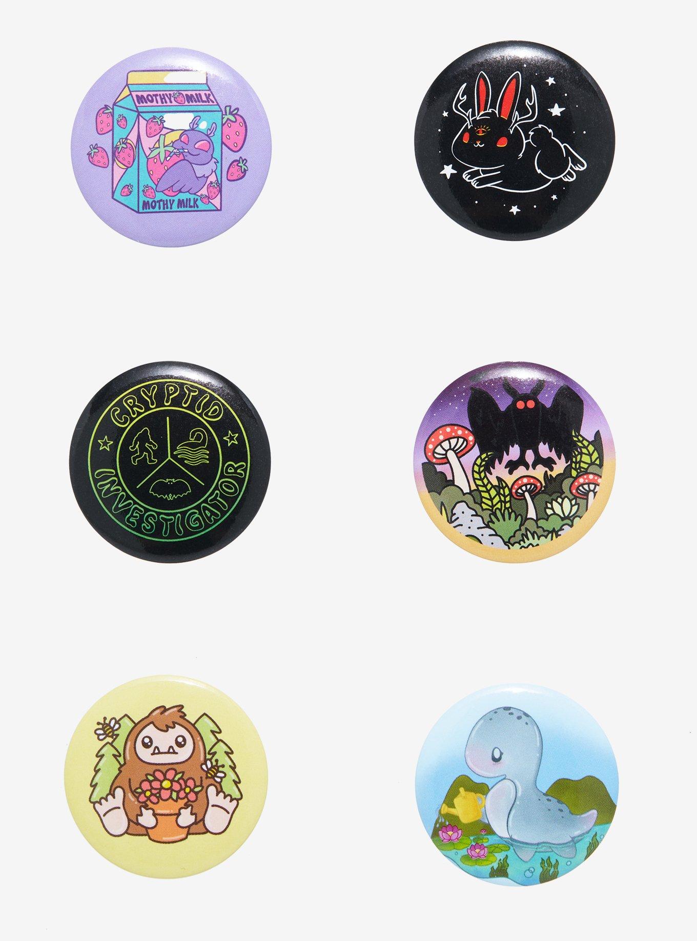 Kawaii Cryptid Button Set | Hot Topic