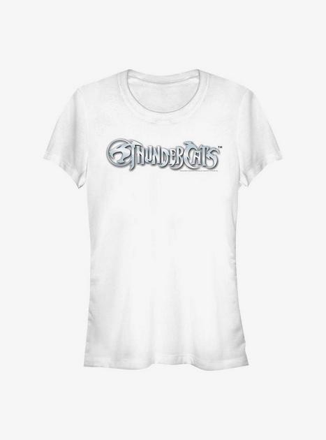 Thundercats Metal Logo Girls T-Shirt - WHITE | Hot Topic