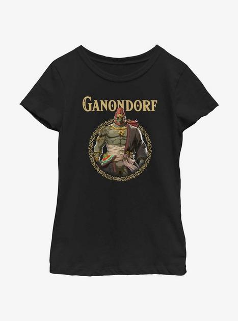 The Legend of Zelda: Tears of the Kingdom Ganondorf Badge Youth Girls T ...