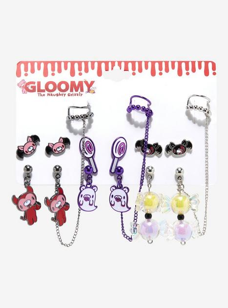 Gloomy Bear Cuff Earring Set | Hot Topic
