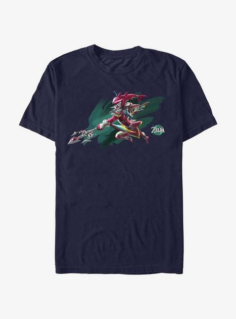 The Legend of Zelda: Tears of the Kingdom Sidon Logo T-Shirt - BLUE ...